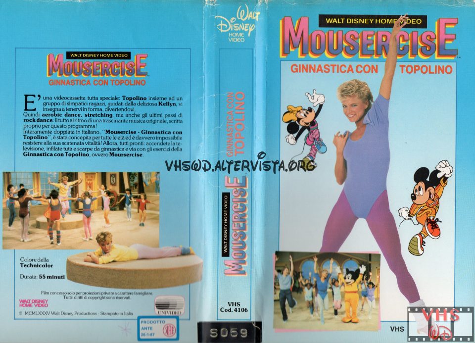Mousercise - Ginnastica con Topolino | VHS Walt Disney