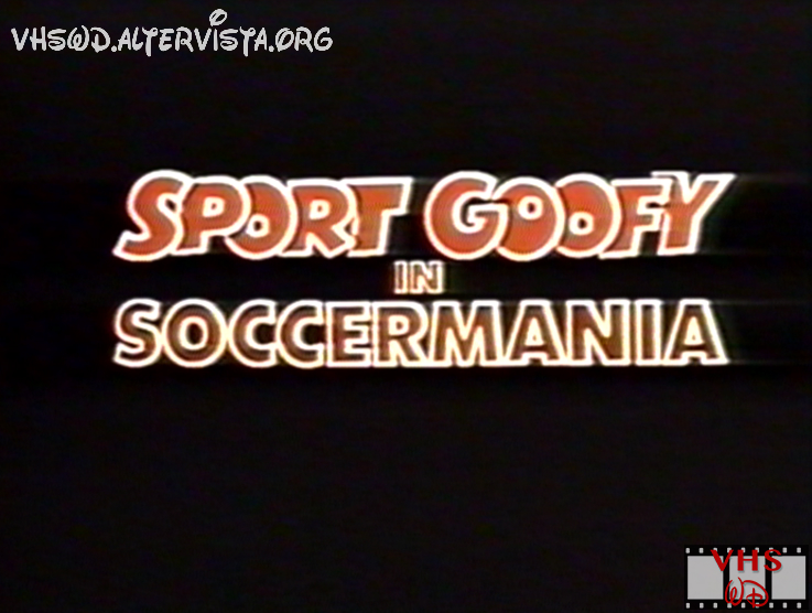 Cartoon Classics - Pippo star dei mondiali | VHS Walt Disney