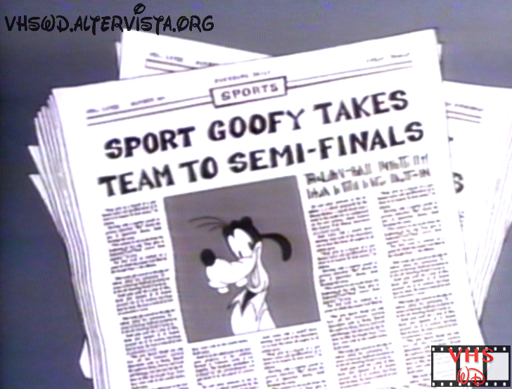 Cartoon Classics - Pippo star dei mondiali | VHS Walt Disney