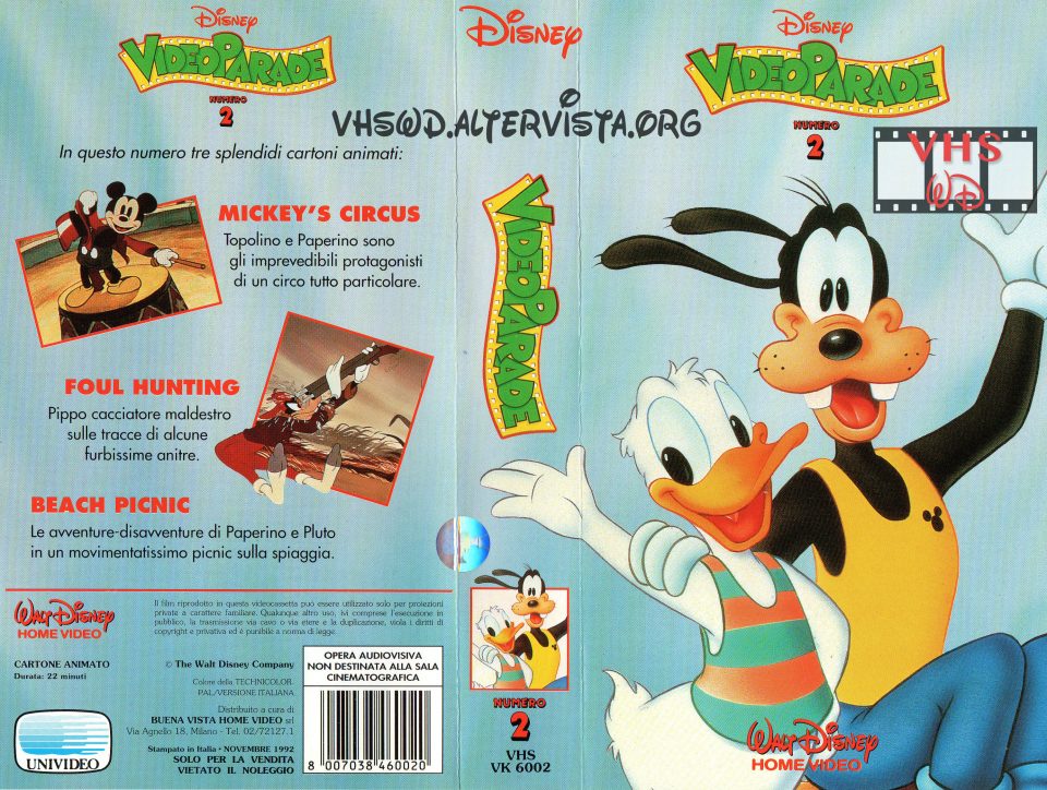 VideoParade vol. 2 | VHS Walt Disney