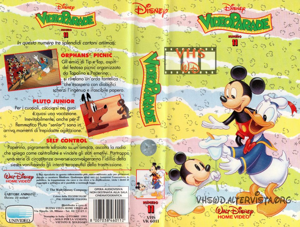 VideoParade vol. 11 | VHS Walt Disney