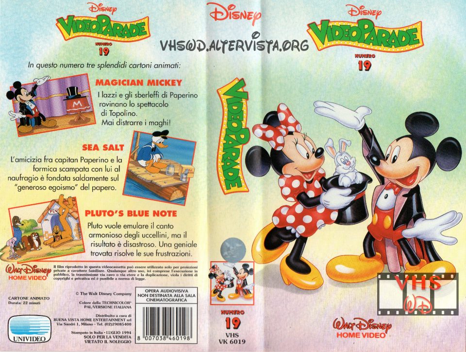 VideoParade vol. 19 | VHS Walt Disney