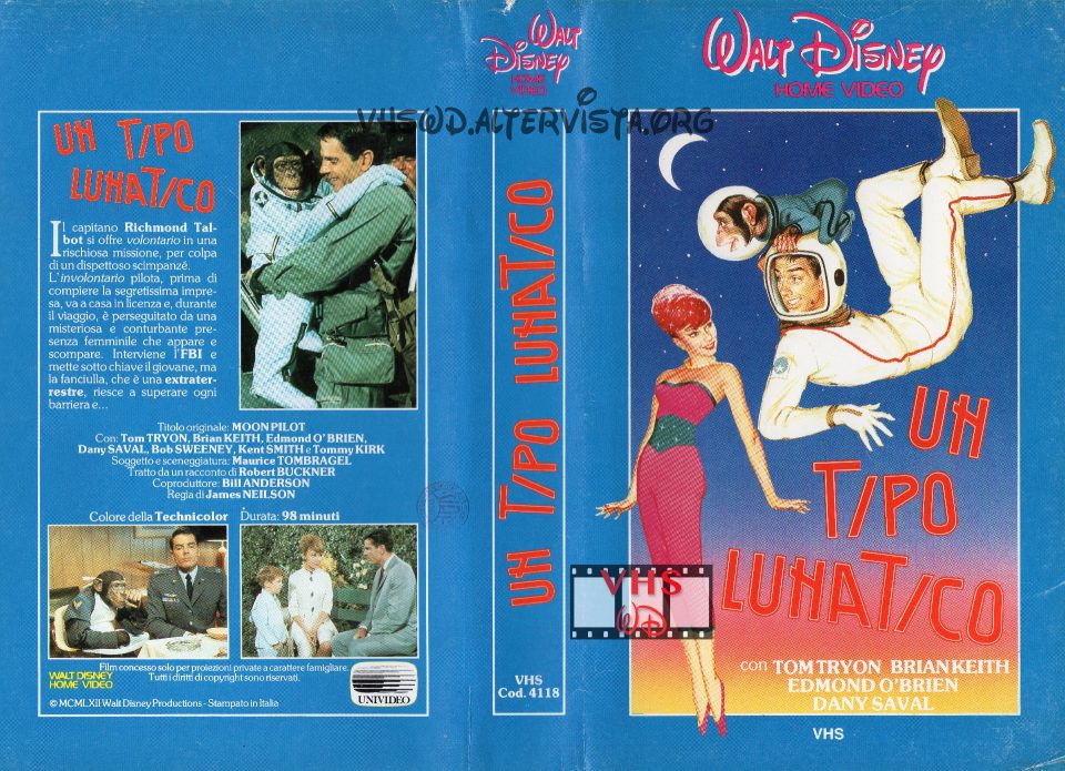Un tipo lunatico | VHS Walt Disney