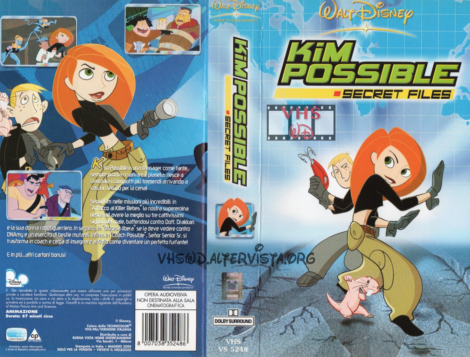 Kim Possible - Secret Files | VHS Walt Disney