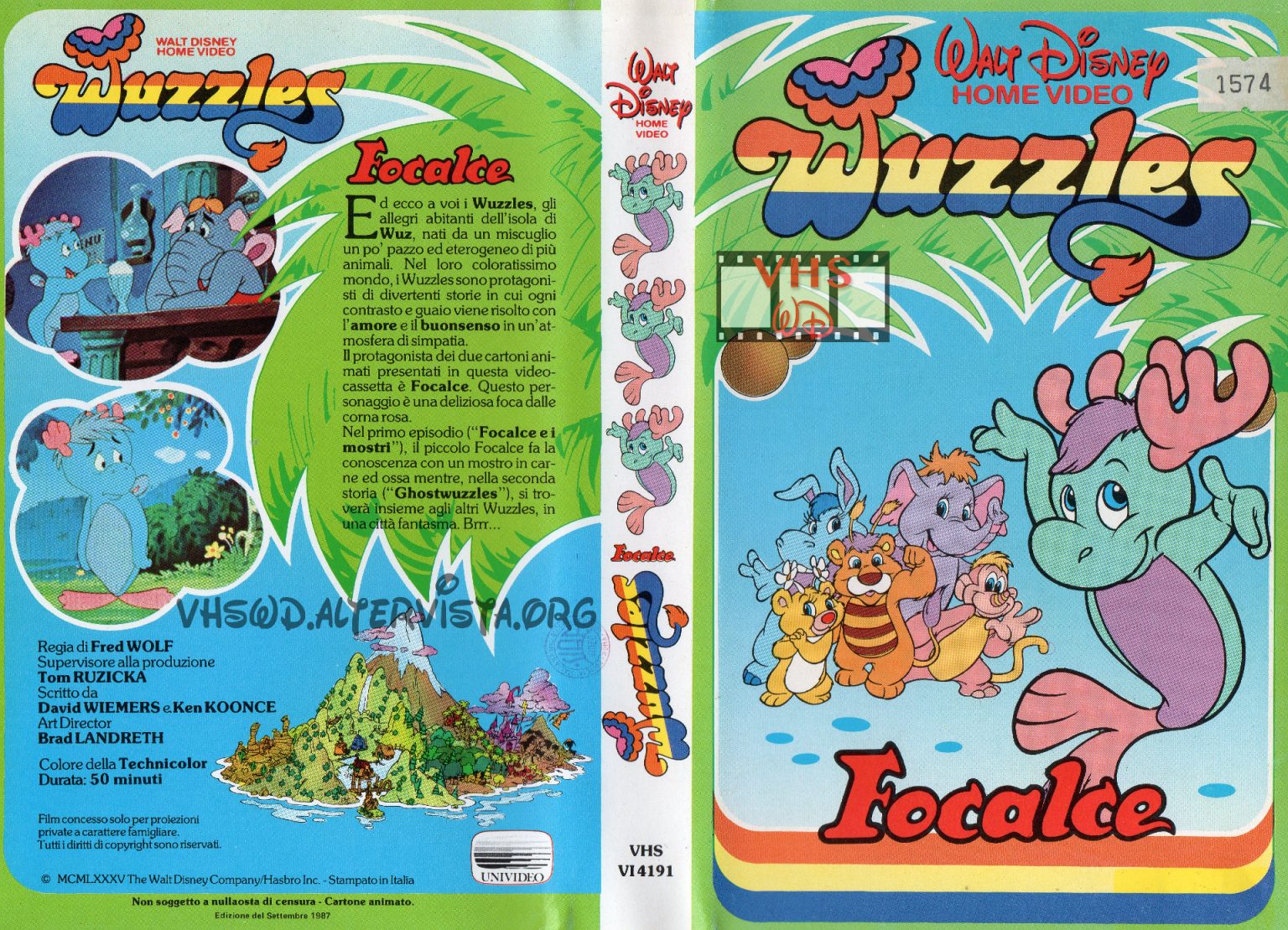 Wuzzles - Focalce | VHS Walt Disney