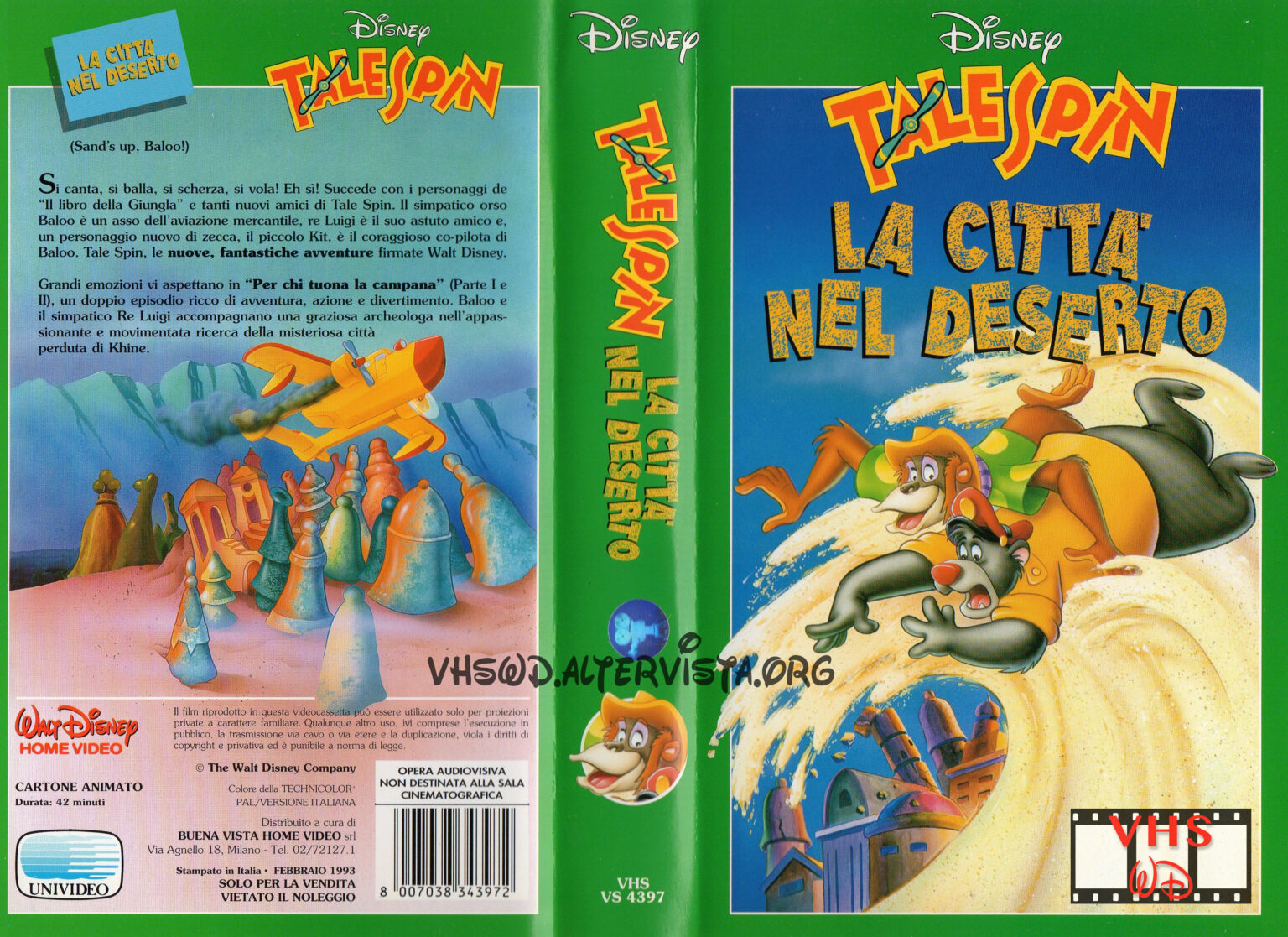 TaleSpin - La città nel deserto | VHS Walt Disney
